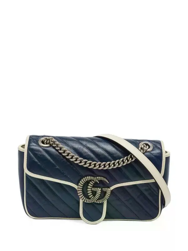 Gucci Gg Marmont Torchon Leather Crossbody Bag