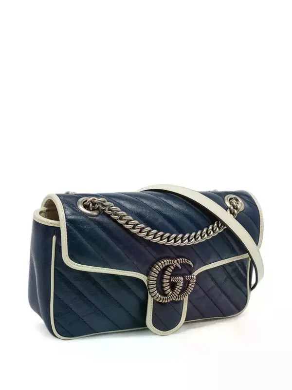 Gucci Gg Marmont Torchon Leather Crossbody Bag