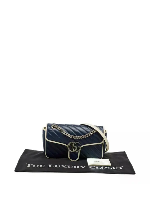 Gucci Gg Marmont Torchon Leather Crossbody Bag