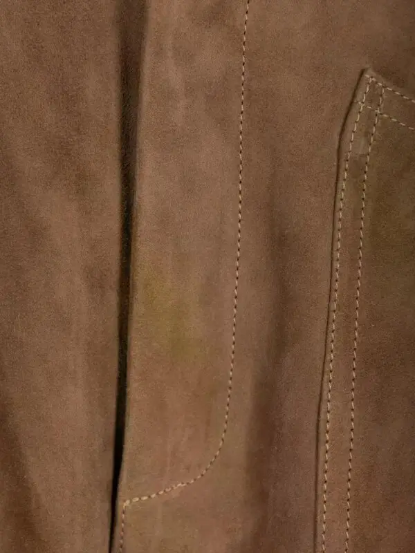 GIORGIO BRATO Suede Panelled Trousers