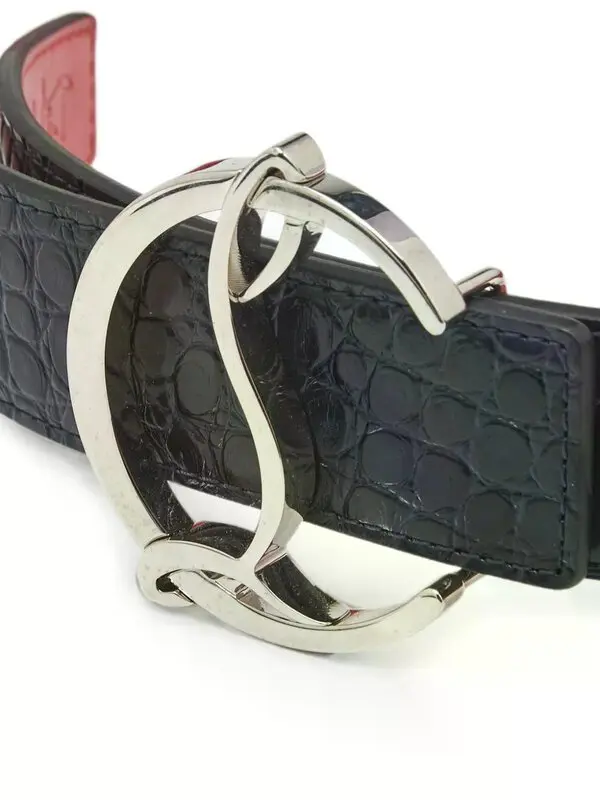CHRISTIAN LOUBOUTIN Cl Logo Reversible Belt