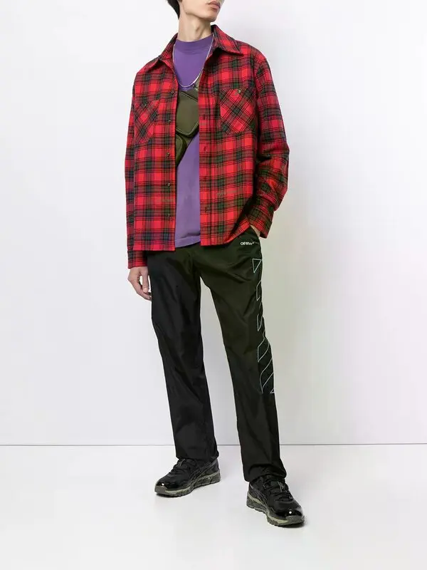 Off-White Check-print Long-sleeve Shirt