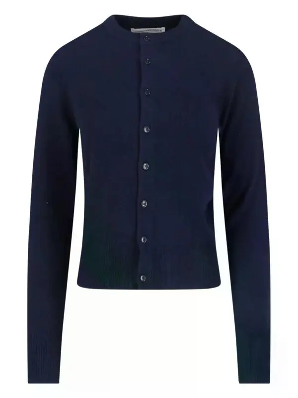 Extreme Cashmere Button Little Cardigan - Blue