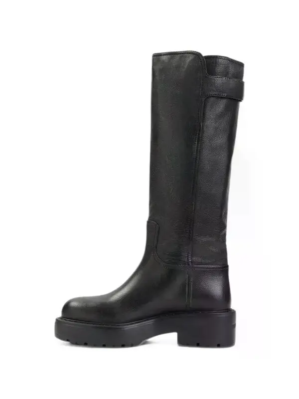 Miu Miu Buckle-detail Logo-plaque Boots