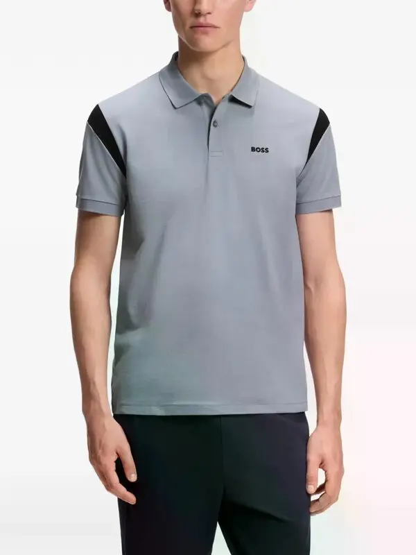 BOSS Paddy Contrast-panel Polo Shirt