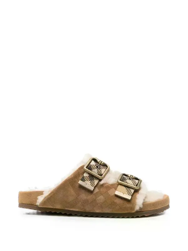 Burberry Check Buckle-fastening Sandals