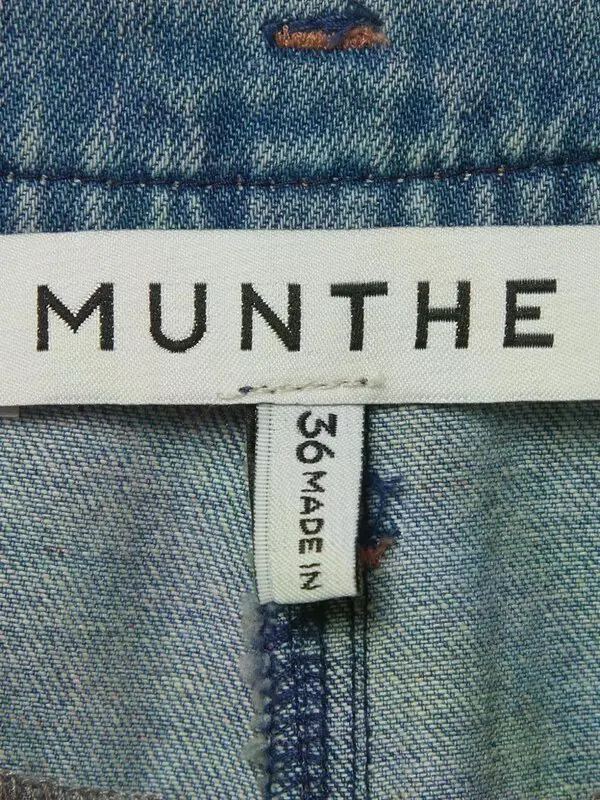 Munthe Denim-waistband Pleated Trousers