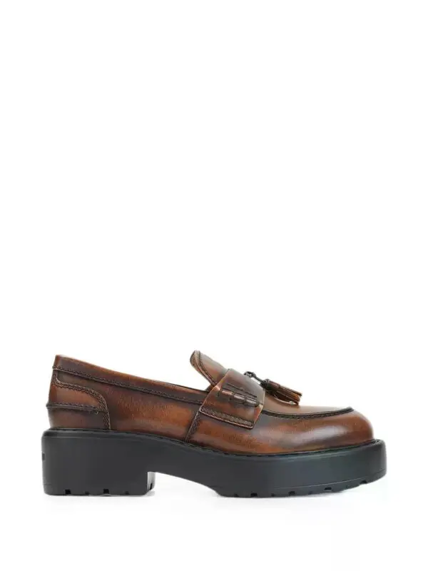 Miu Miu Tassel-detail Leather Loafers