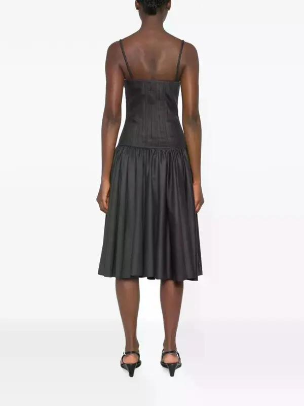 JEAN PAUL GAULTIER Conic-cup Sleeveless Midi Dress