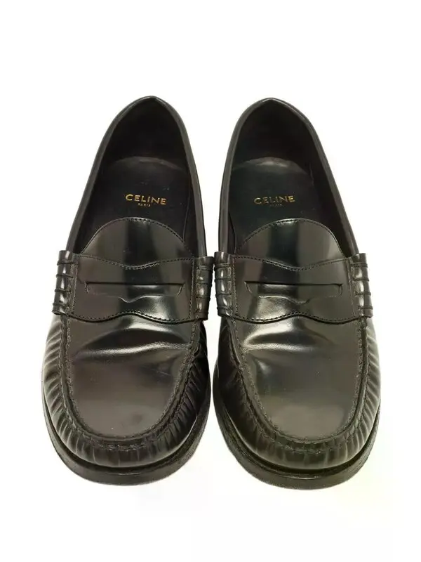 Celine Ruched Detail Loafers