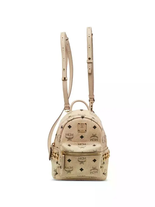 Mcm Mini Stark Visetos Backpack