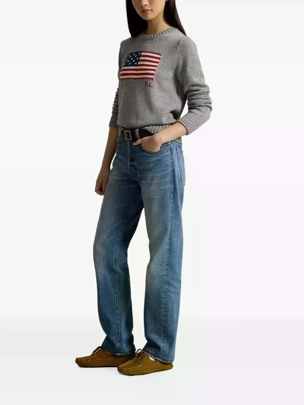Polo Ralph Lauren Flag Cotton Crewneck Jumper