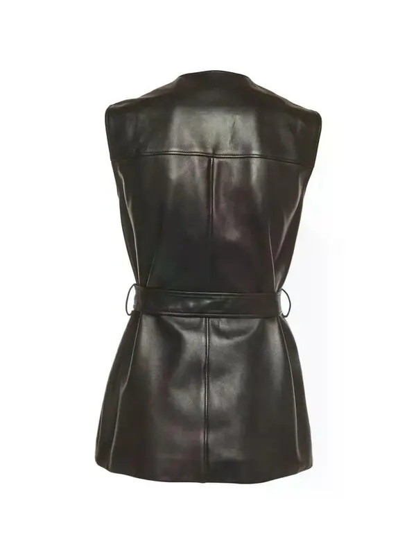 Gucci Belted Leather Vest