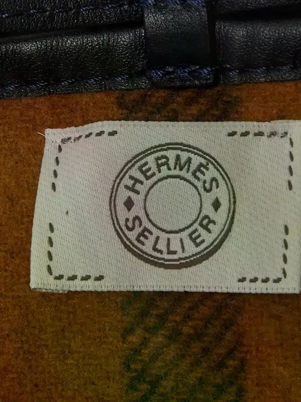 Hermès Wool Tassel Fringe Poncho