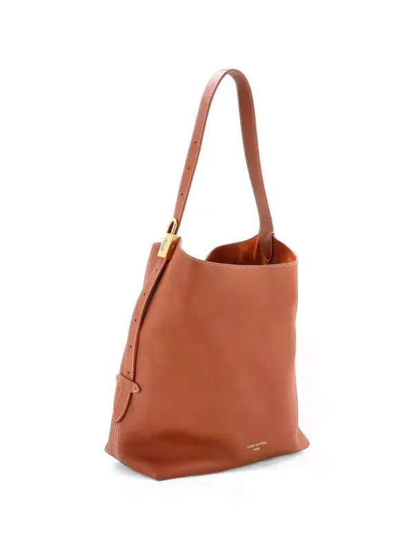 LOUIS VUITTON Low Key Calfskin Mm Hobo Bag - Brown