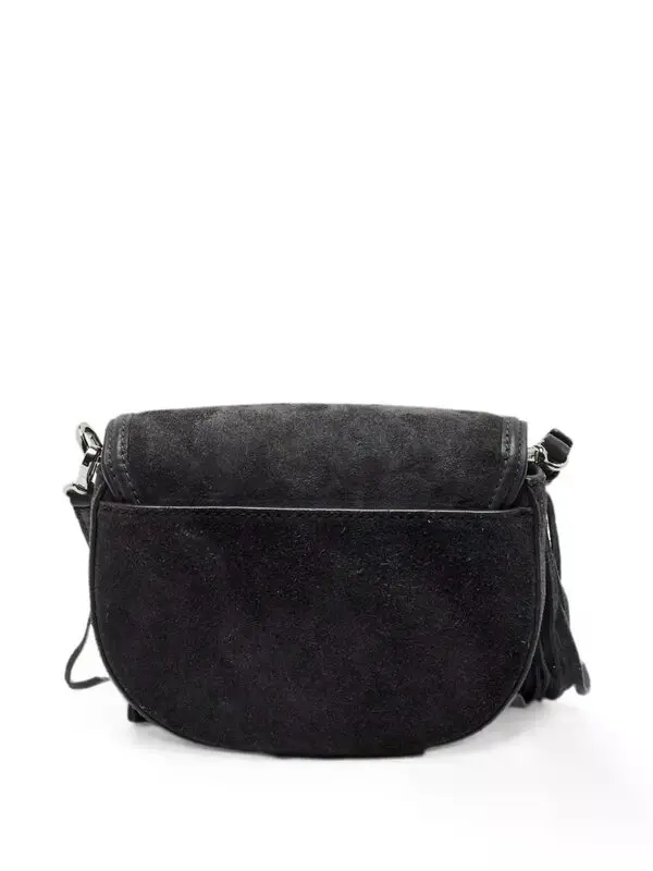Michael Kors Fringed-ends Leather Mini Crossbody Bag