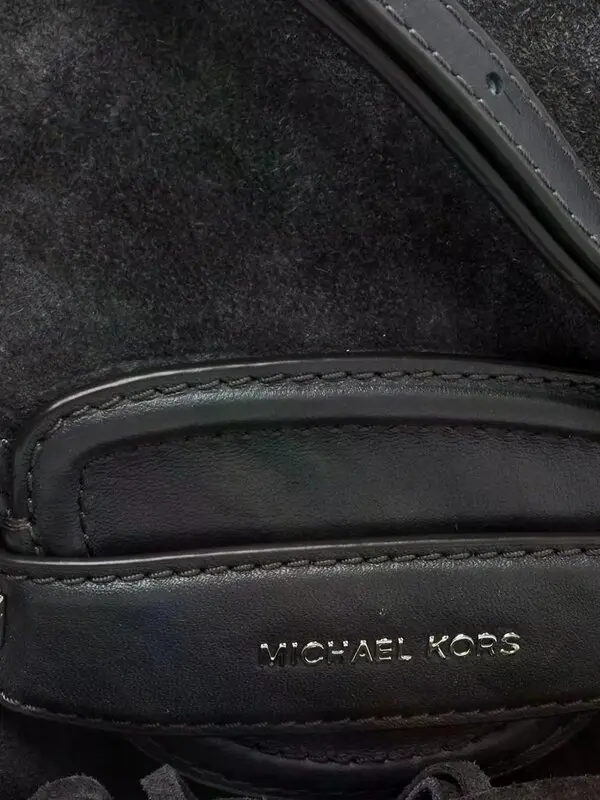 Michael Kors Fringed-ends Leather Mini Crossbody Bag