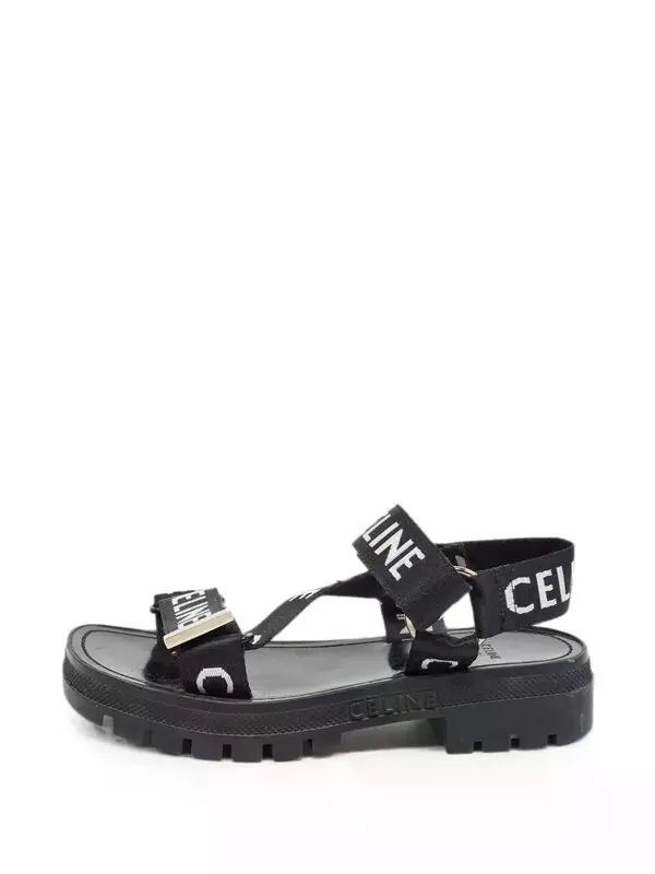 Celine Leo Slingback Flat Sandals