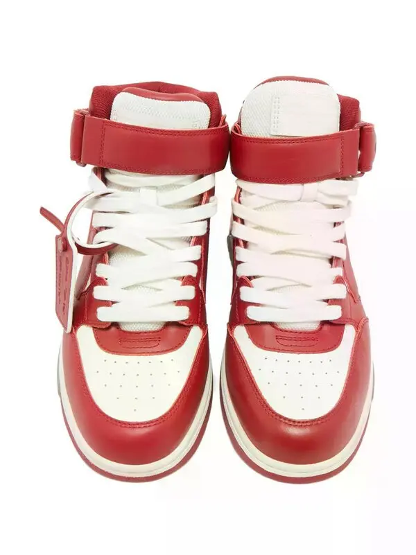 Off-White Out Of Office High-top Sneakers - Red