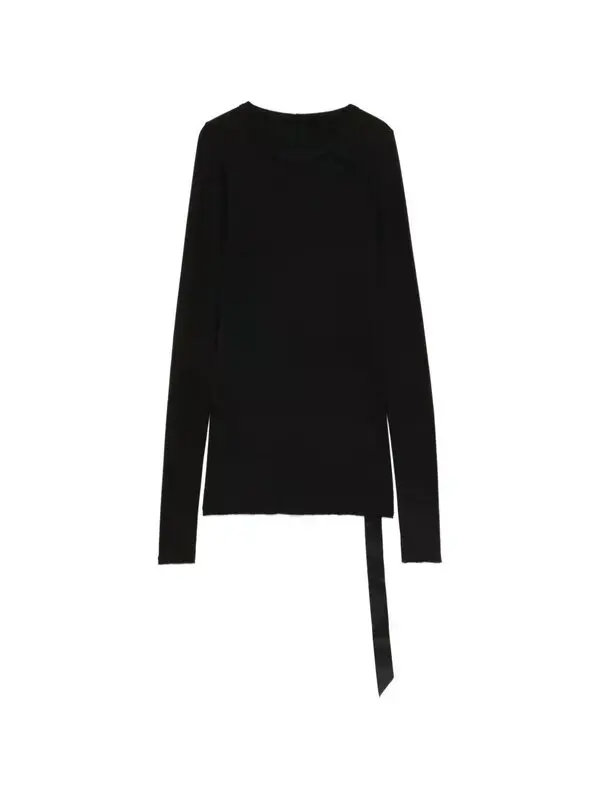 Rick Owens Long-sleeve Cotton T-shirt - Black