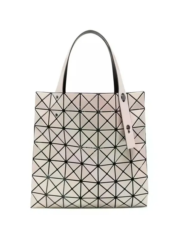 Issey Miyake Prism Geometric-panelling Tote Bag - Neutrals