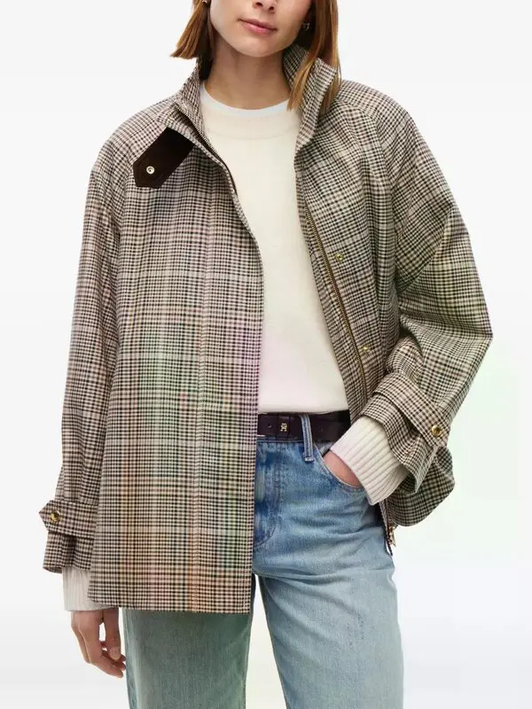 Tommy Hilfiger Checked Storm Flap Jacket