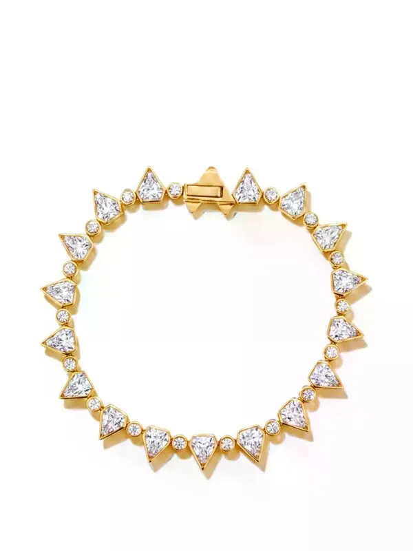 DI VOLPE Lo Scudo Sapphire Tennis Bracelet - Gold