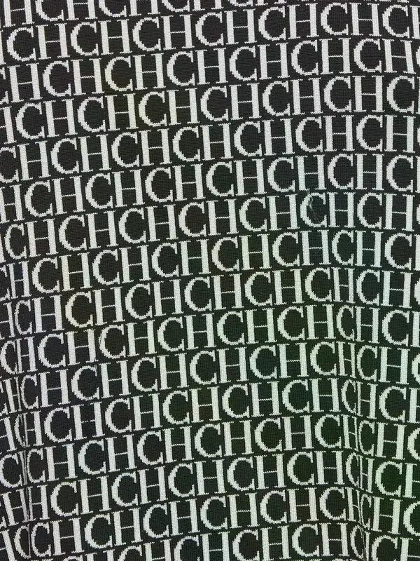 Carolina Herrera Monogram Intarsia Roll Neck Sweater