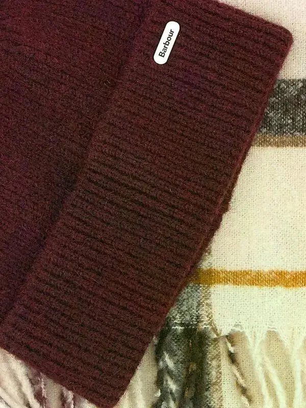 Barbour Olivia Fringed Scarf And Beanie Hat Set