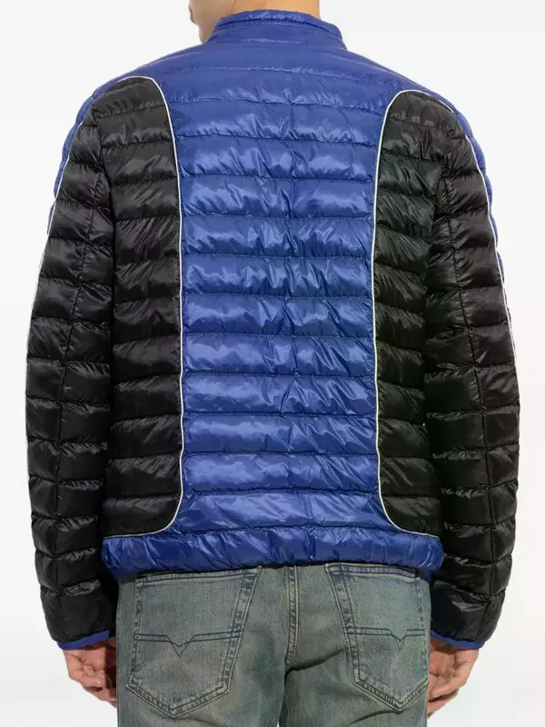 DIESEL® Quilted Panelled Zip-up Jacket