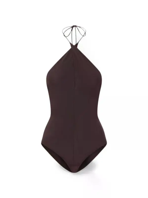 Alex Perry Cross-tie Halterneck Bodysuit