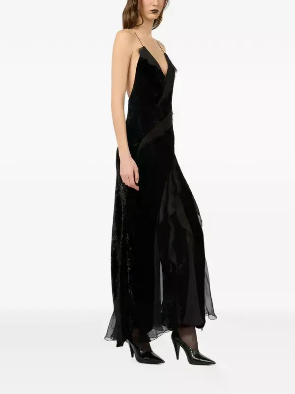 Roberto Cavalli Ruffled-details Maxi Dress