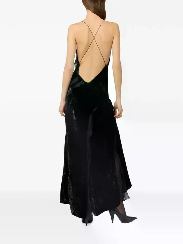 Roberto Cavalli Ruffled-details Maxi Dress