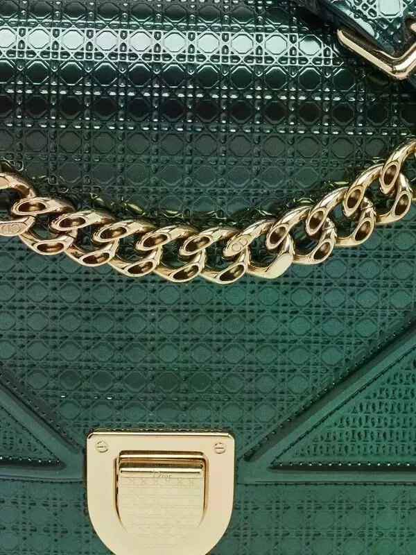 Dior Medium Diorama Microcannage Shoulder Bag