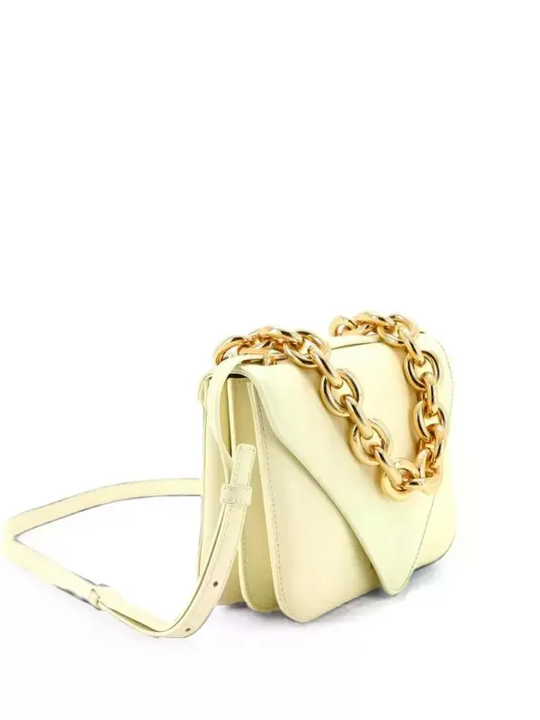 Bottega Veneta Mount Shoulder Bag Leather Small Crossbody Bag - Green