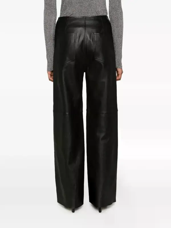 TOTEME Tirago Straight-leg Leather Trousers