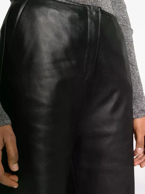 TOTEME Tirago Straight-leg Leather Trousers