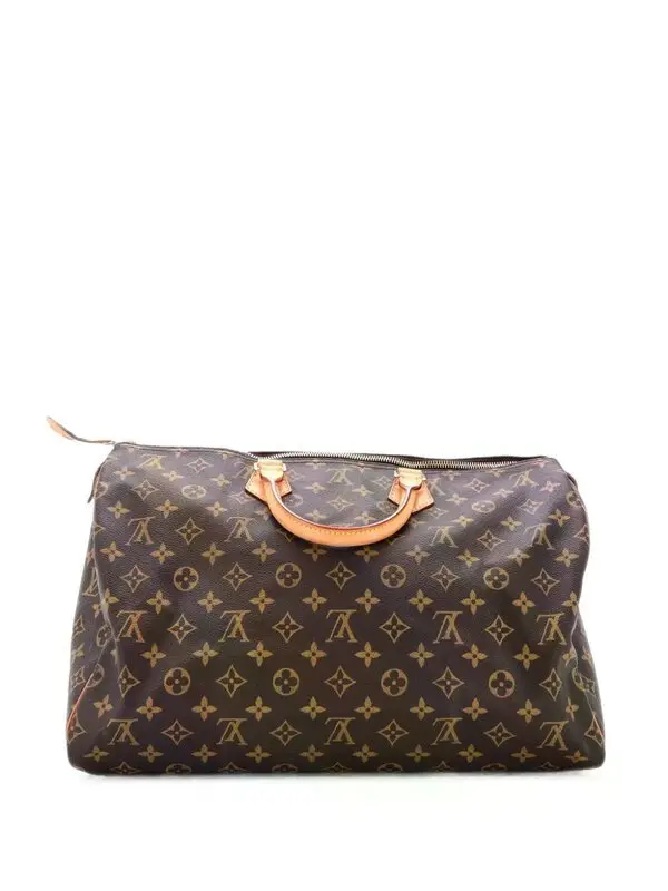 LOUIS VUITTON Speedy Handbag Monogram Canvas 40 Satchel