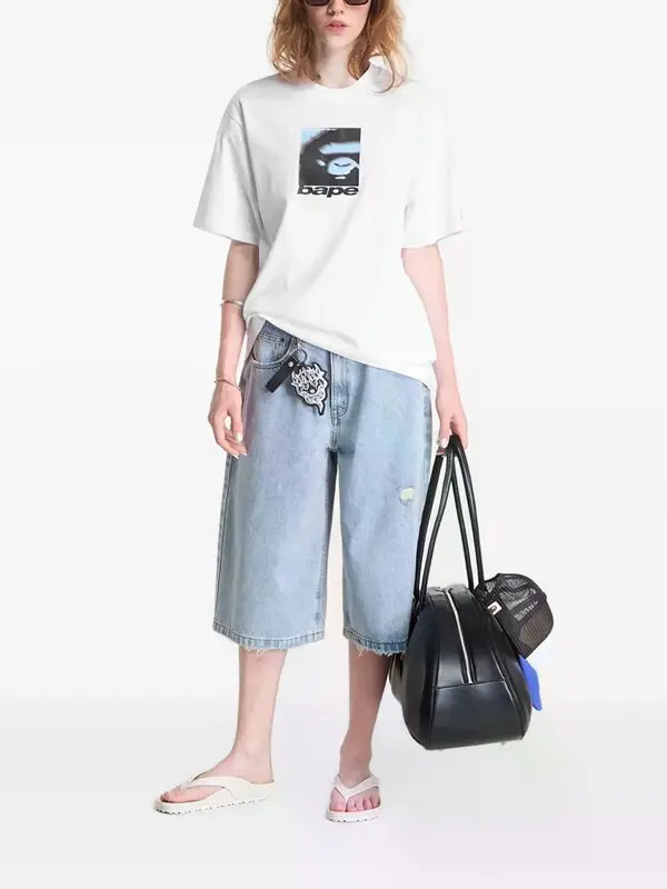 A BATHING APE Spray Ape Head T-shirt