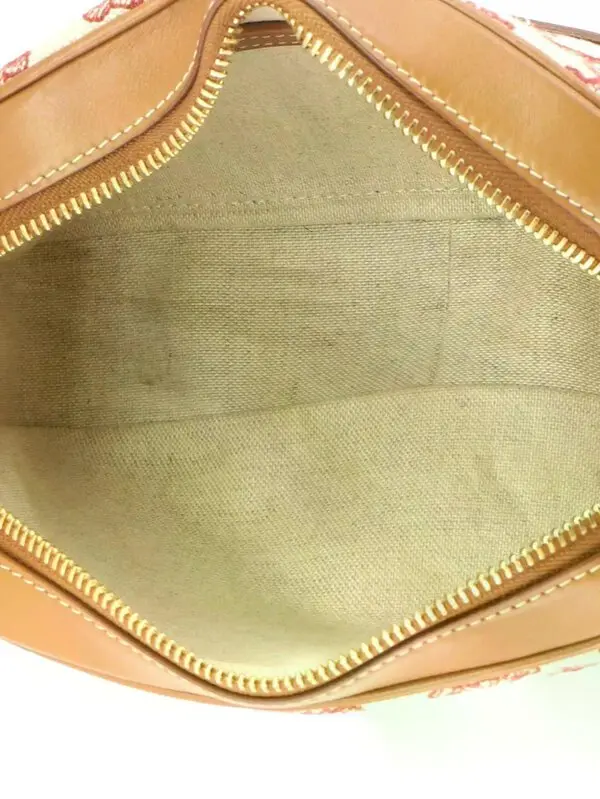 Celine Camera Bag Triomphe Canvas Small Crossbody Bag - Neutrals