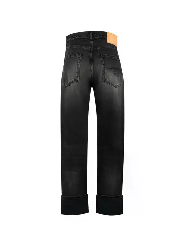 R13 Selvedge Cuffed Jeans