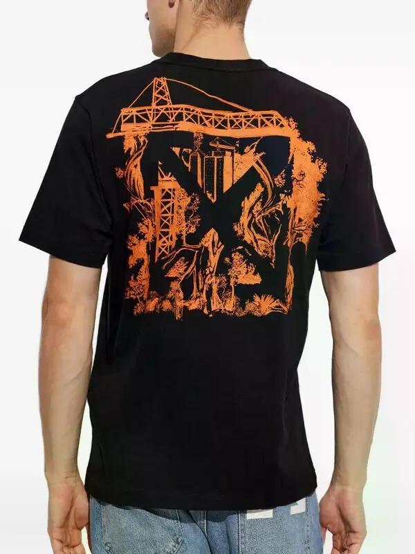 Off-White Logo-print Cotton T-shirt