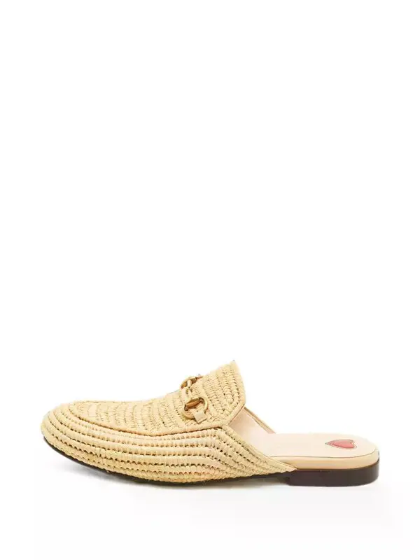 Gucci Princetown Horsebit Woven Mules