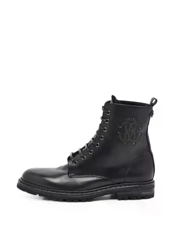 Roberto Cavalli Lace-up Combat Boots