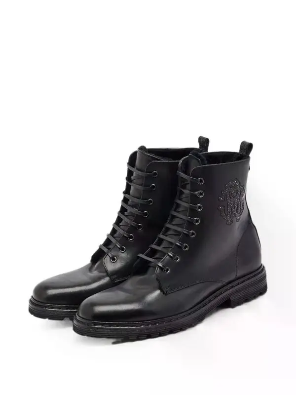 Roberto Cavalli Lace-up Combat Boots