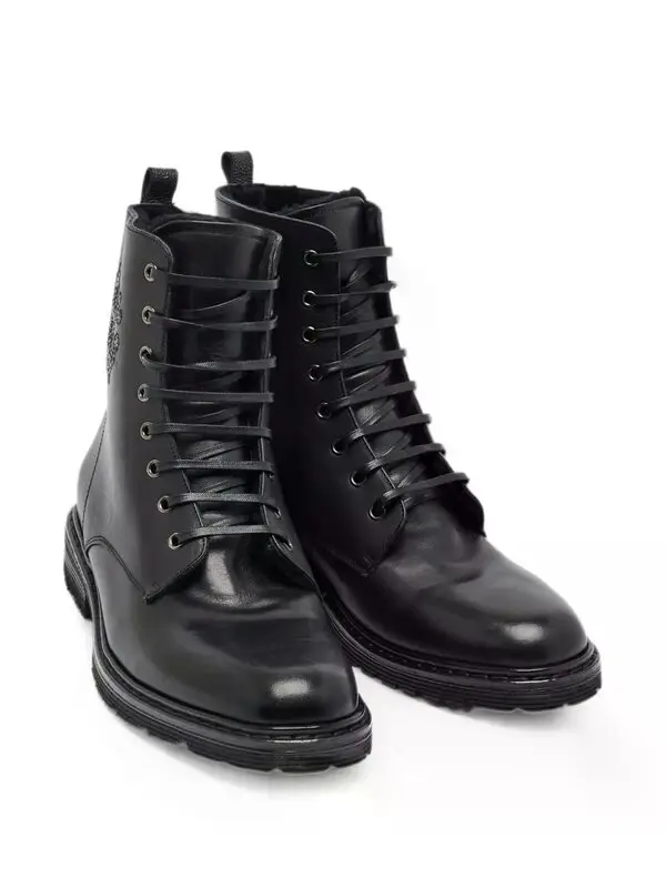 Roberto Cavalli Lace-up Combat Boots