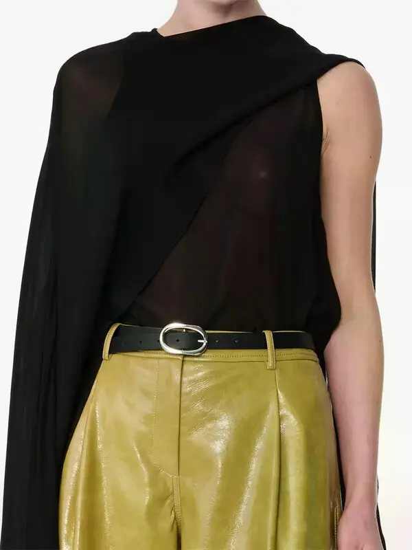 TOCCIN Draped Asymmetric-panel Top