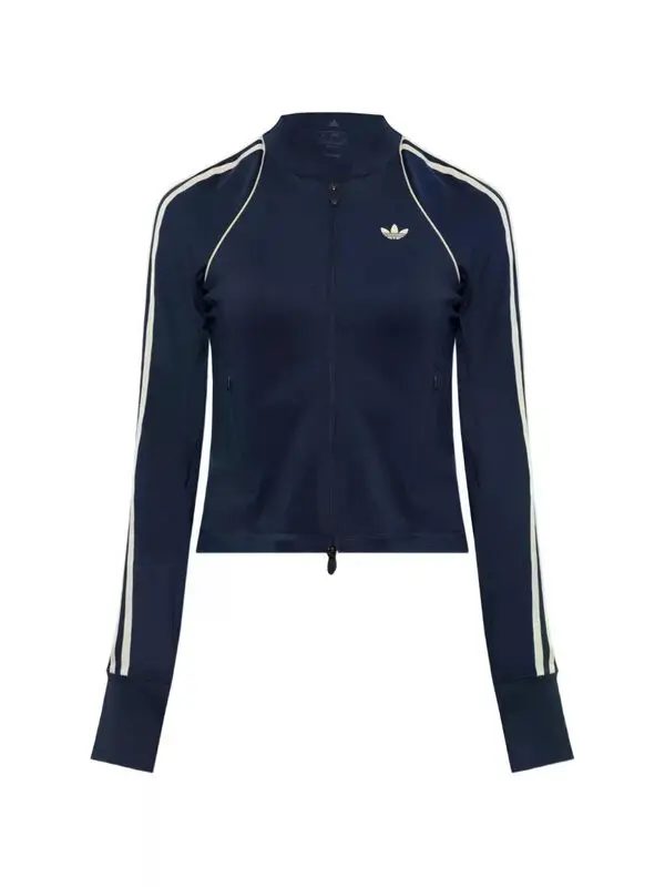 Adidas Side-stripe Zip-up Sweatshirt