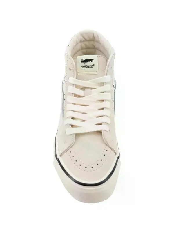 VANS X Undercover Sk8-hi Grid-pattern Sneakers