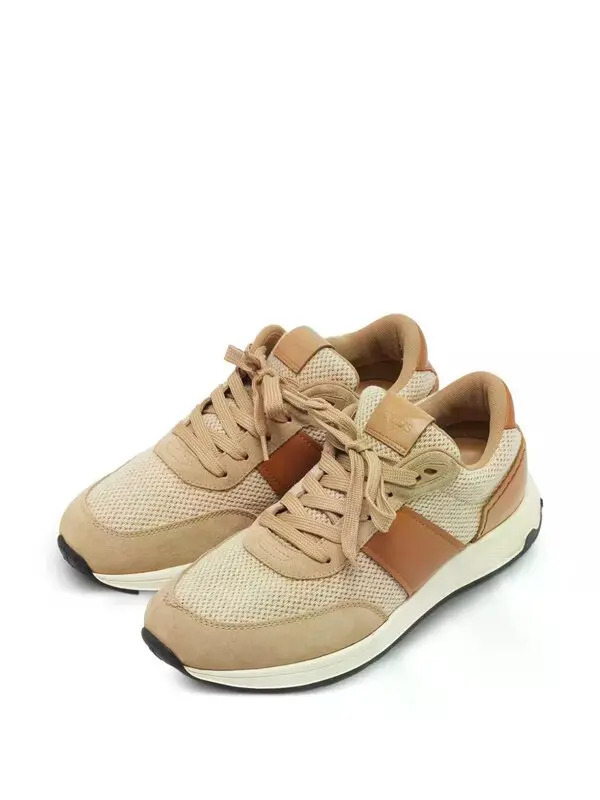TOD'S Mesh Panelled Lace-up Sneakers